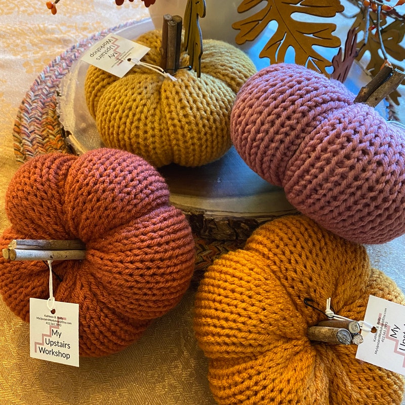 Chunky Yarn Pumpkin - Etsy