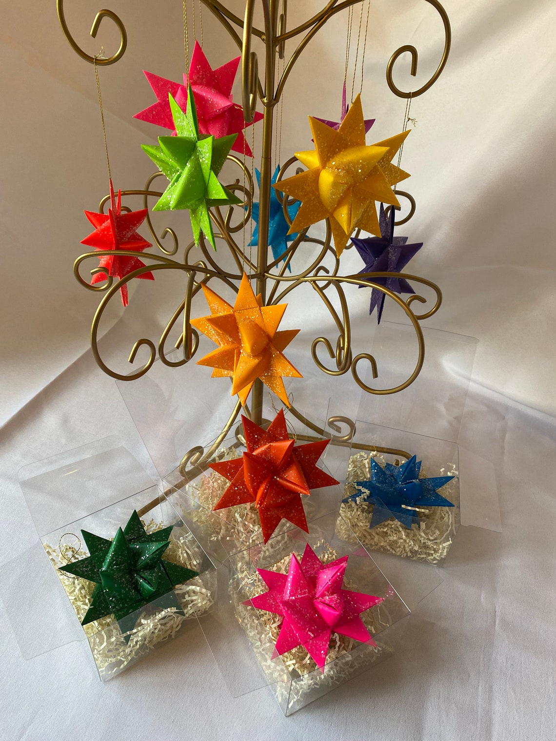 Large German Stars, Froebel Stars, Polish Stars, Folded Paper Star ...