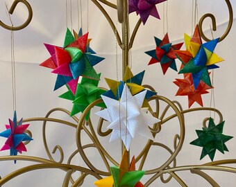 German Folded Paper Star - Etsy