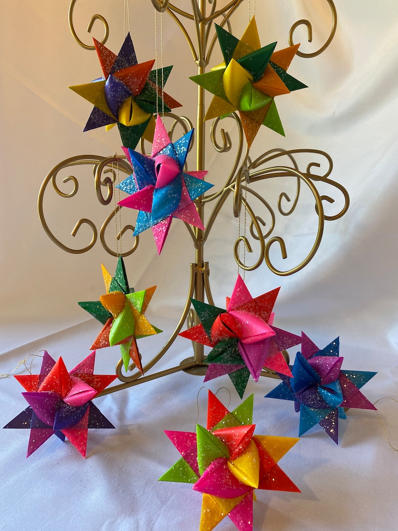 Large German Stars, Froebel Stars, Polish Stars, Folded Paper Star ...