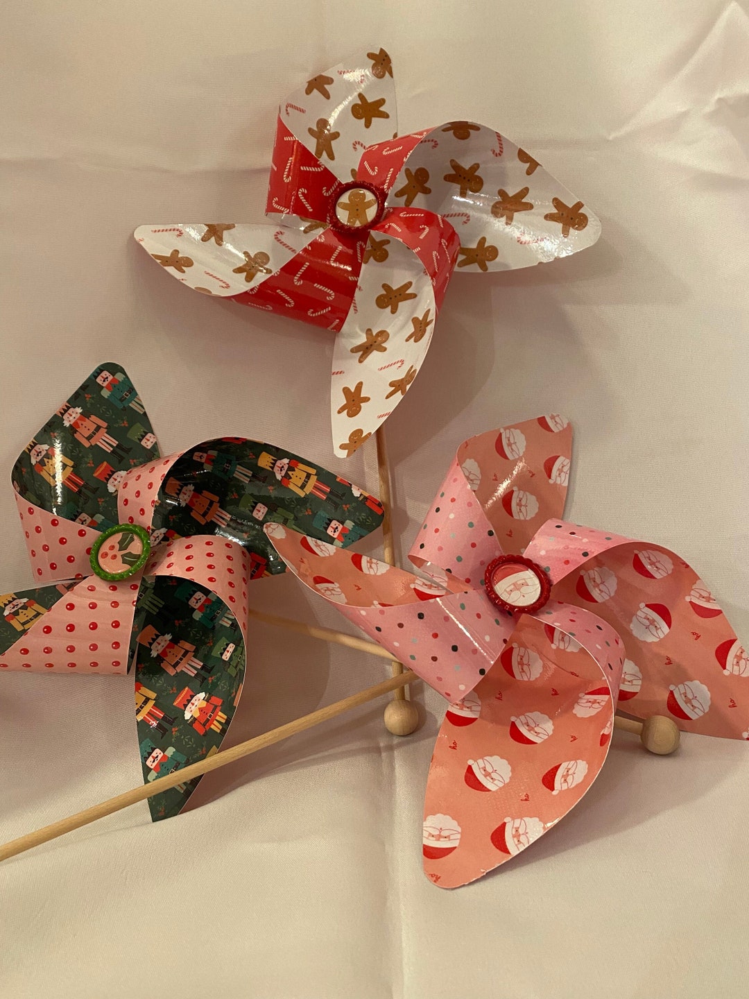 Christmas Pinwheels, Holiday Pinwheels, Large Christmas Pinwheels ...