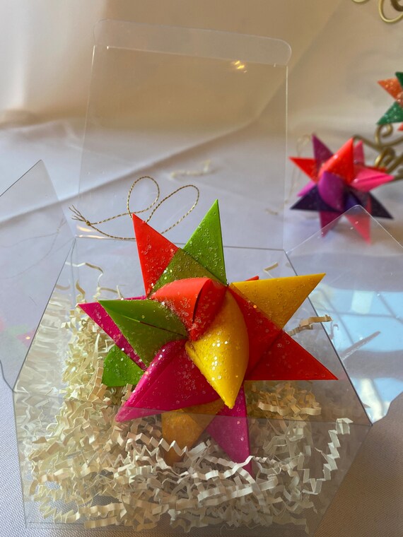 Large German Stars Froebel Stars Polish Stars Folded Paper - Etsy