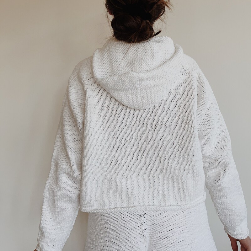 Knit Hoodie Pattern - Etsy