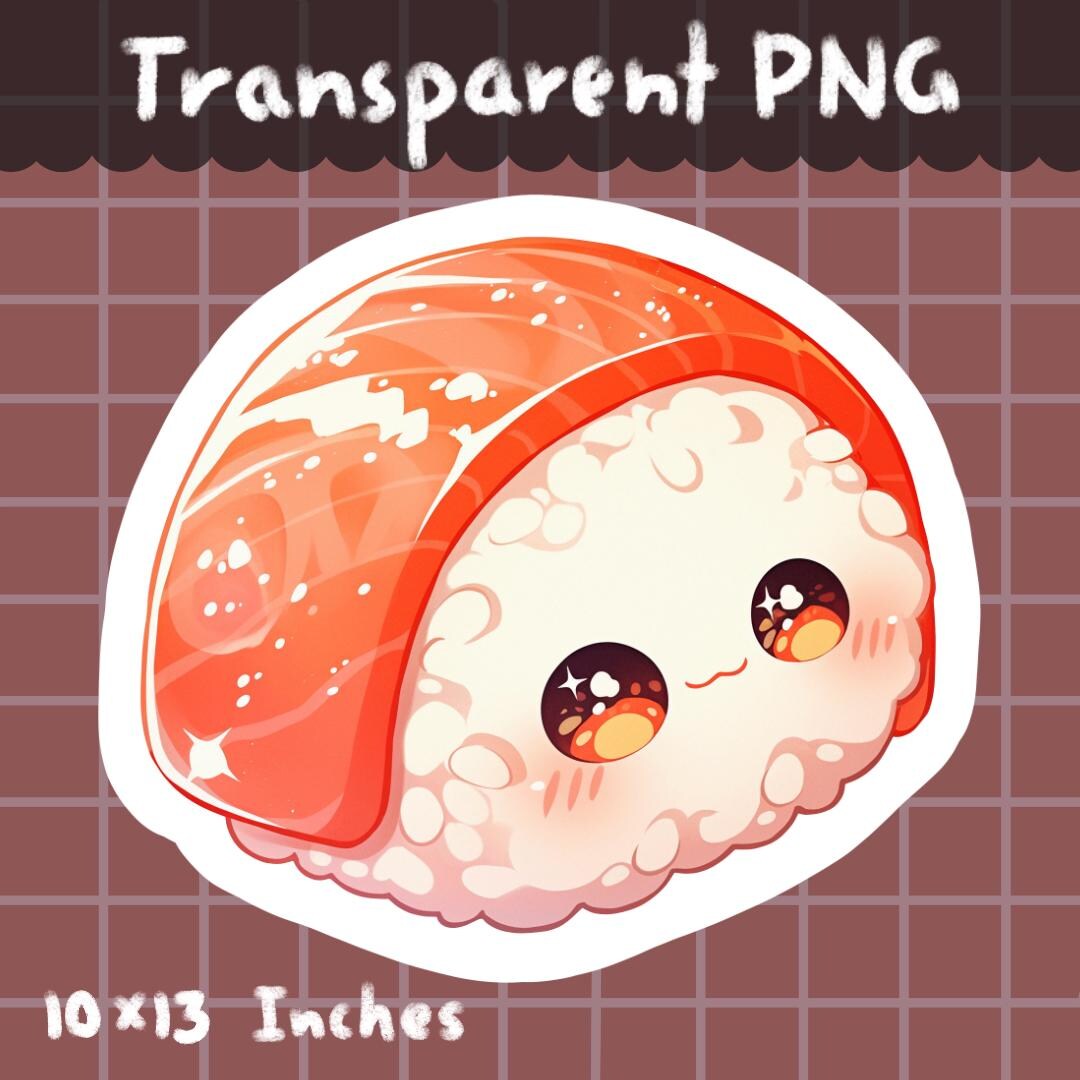 Cute Sushi- PNG, Digital Download, Clipart, Commercial Use - Etsy
