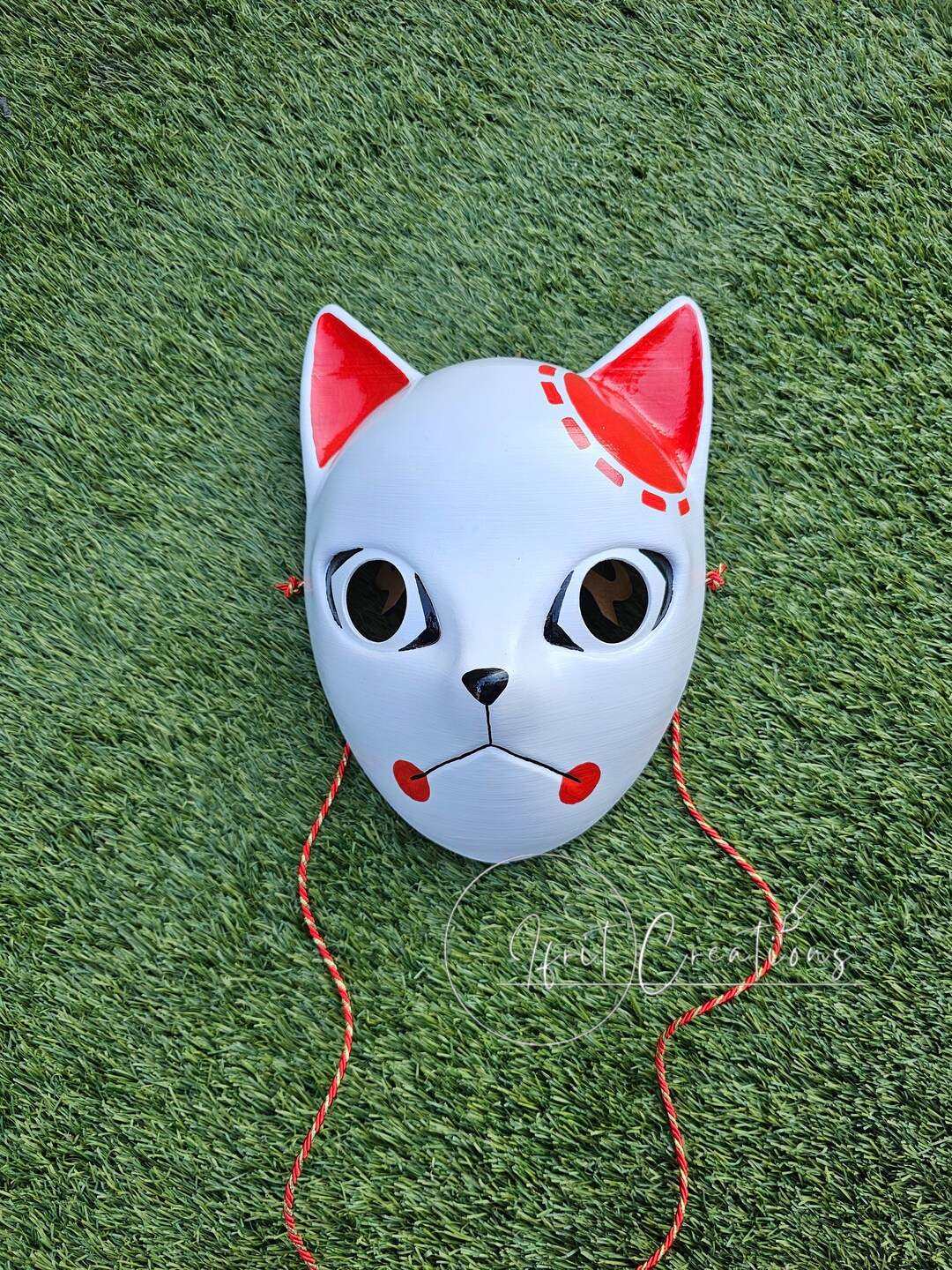 Tanjiro Fox Mask - Etsy
