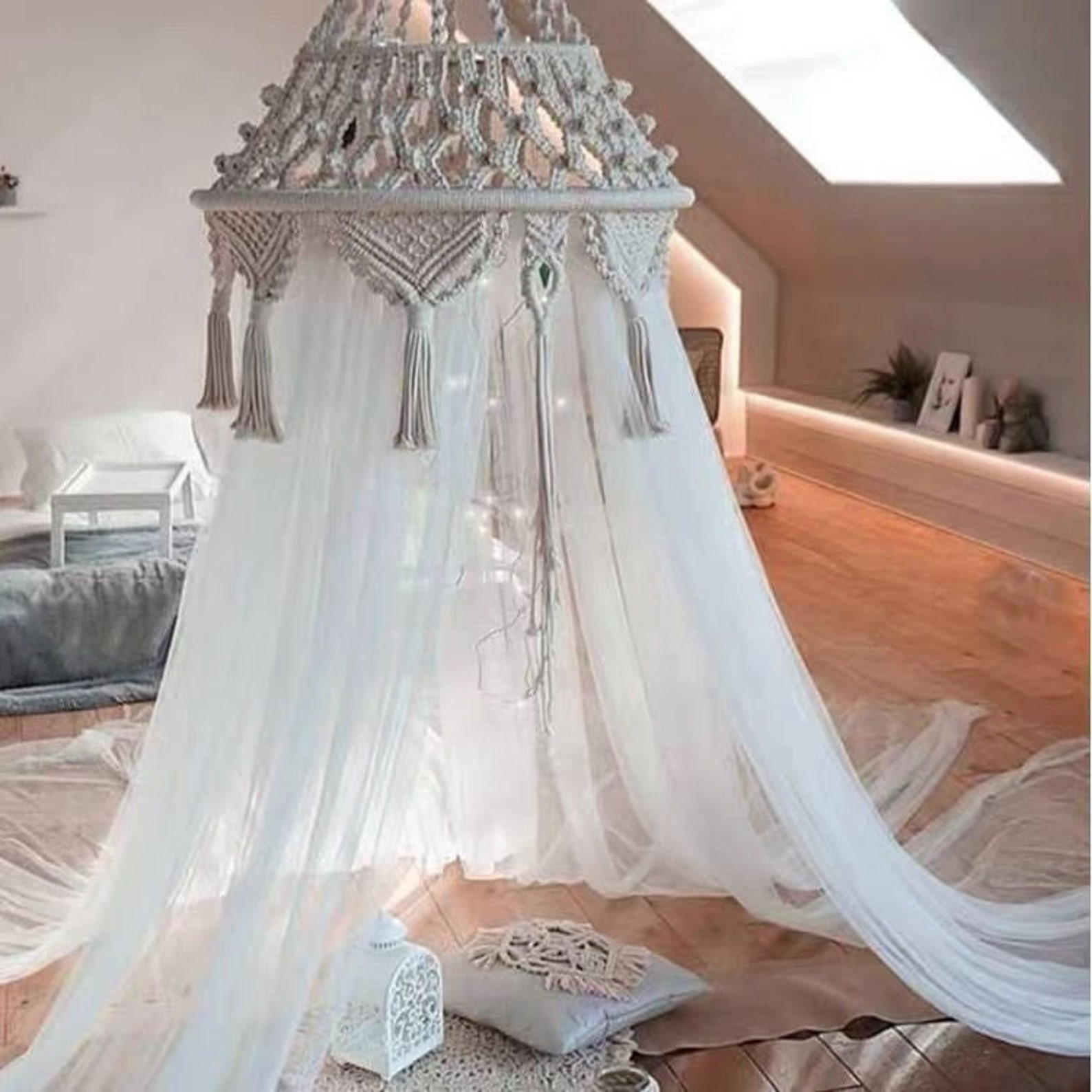 Hand edited Bed Veil Tapestry Bedroom Decoration Bohemian - Etsy