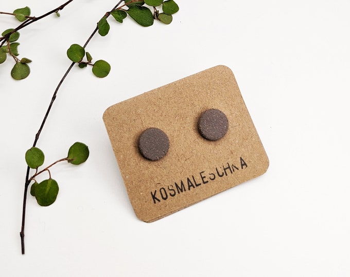Ceramic Ear Studs / Studs / Stud / Handmade Ceramic Earrings / Unique ...
