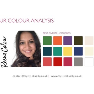 Personal Stylist Online Colour Analysis / Color Analysis. Virtual ...