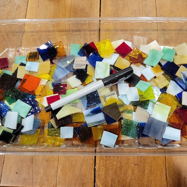 Glass Mosaic Pieces - Etsy