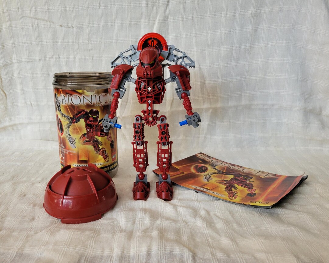 Lego Bionicles Toa Vakama Set 8601 Year 2004 - Etsy