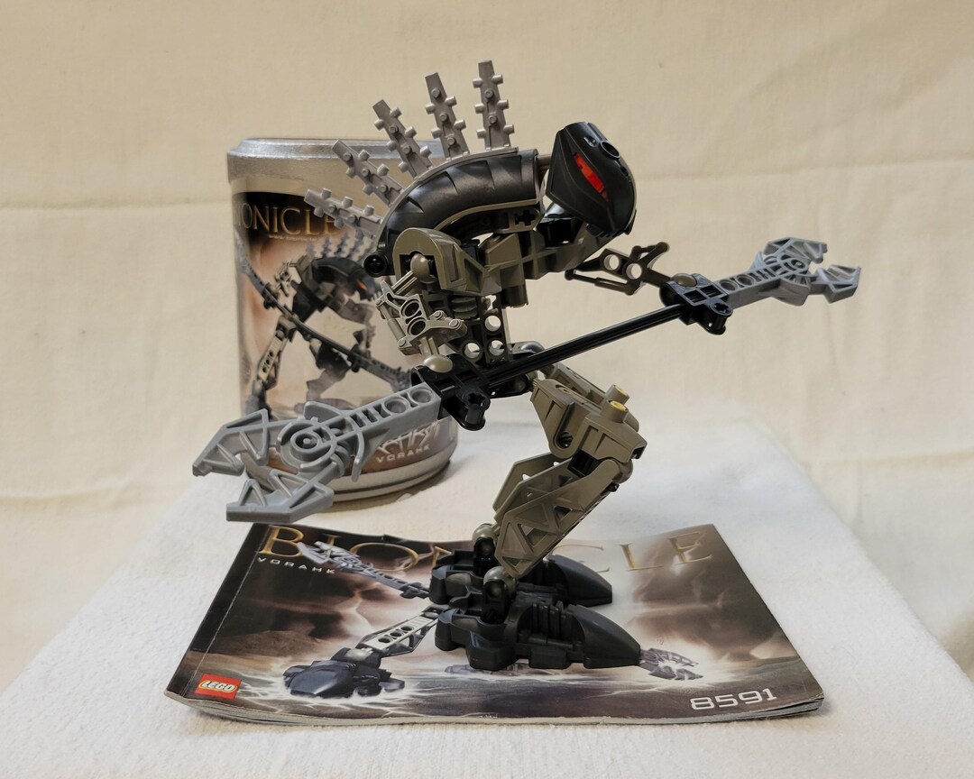 Lego Bionicles Rahkshi Vorahk With Kraata Set 8591 Year 2003 - Etsy