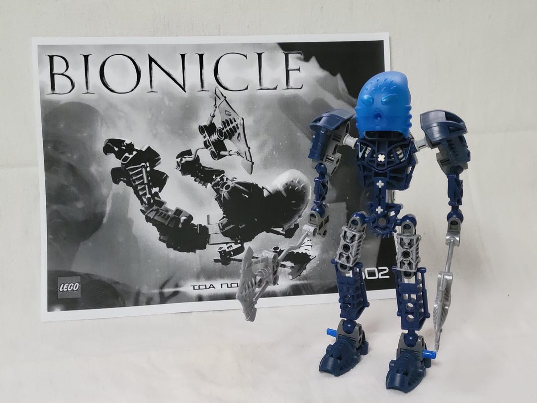 Lego Bionicles Toa Nokama Set 8602 Year 2004 - Etsy