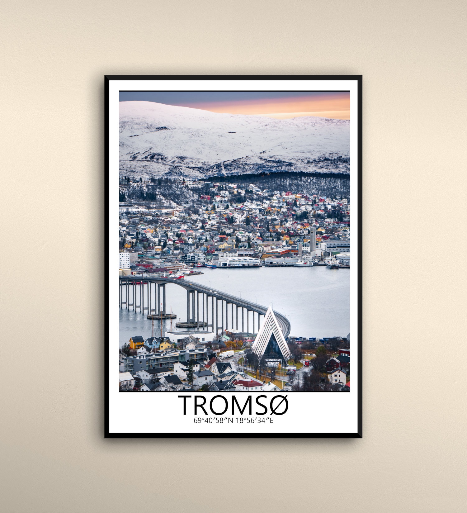 Tromsø Photograph/wall Art Print - City View - Tromso/finnmark/norway ...