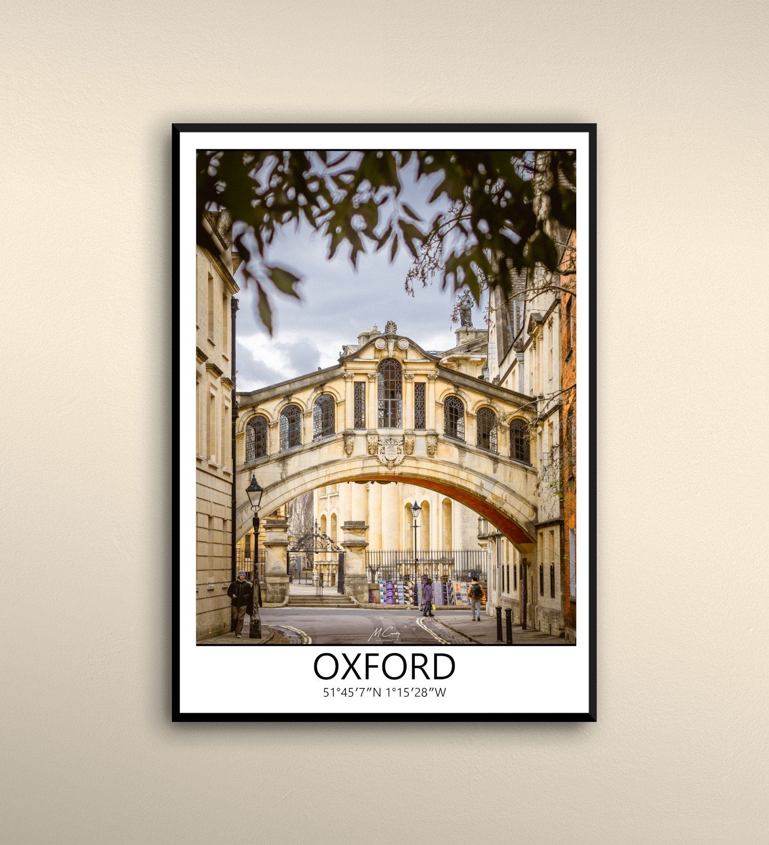 Oxford Photograph/wall Art Print Bridge of Sighs Oxford/bridge of Sighs ...