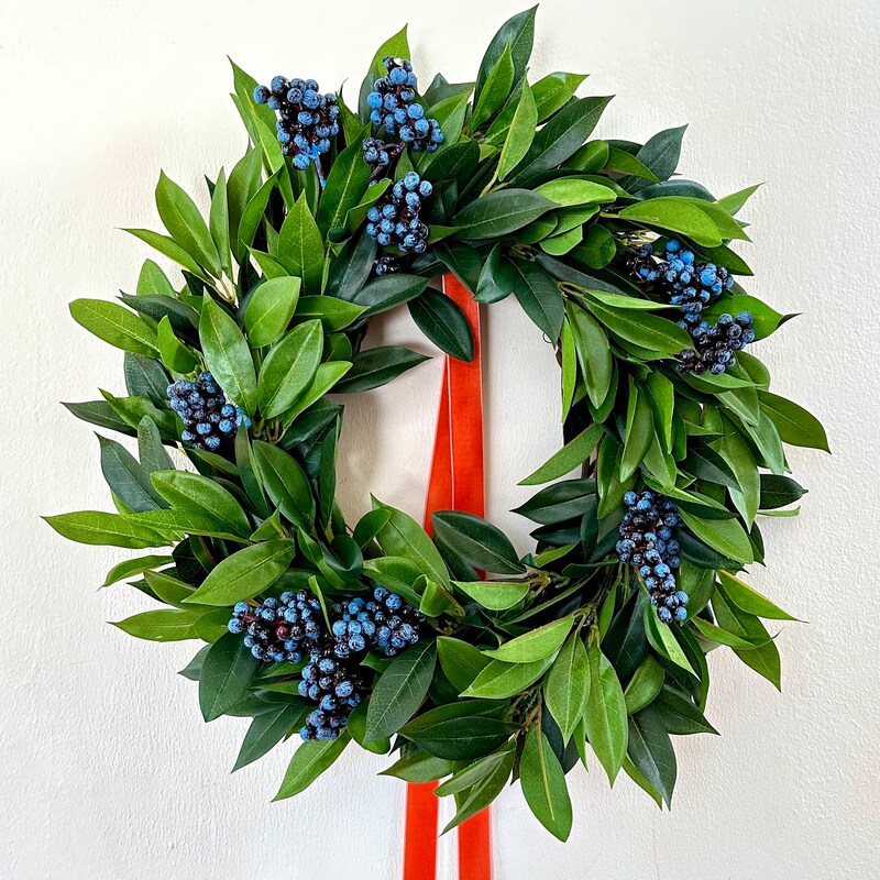 Blueberry Wreath - Etsy