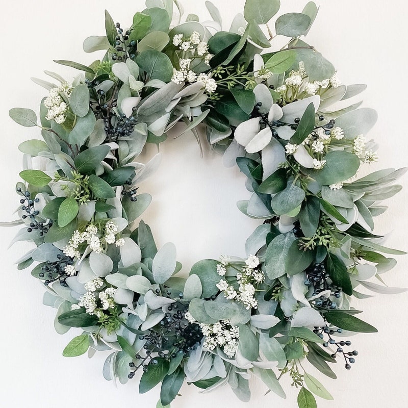 Faux Modern Fall Wreaths - Etsy