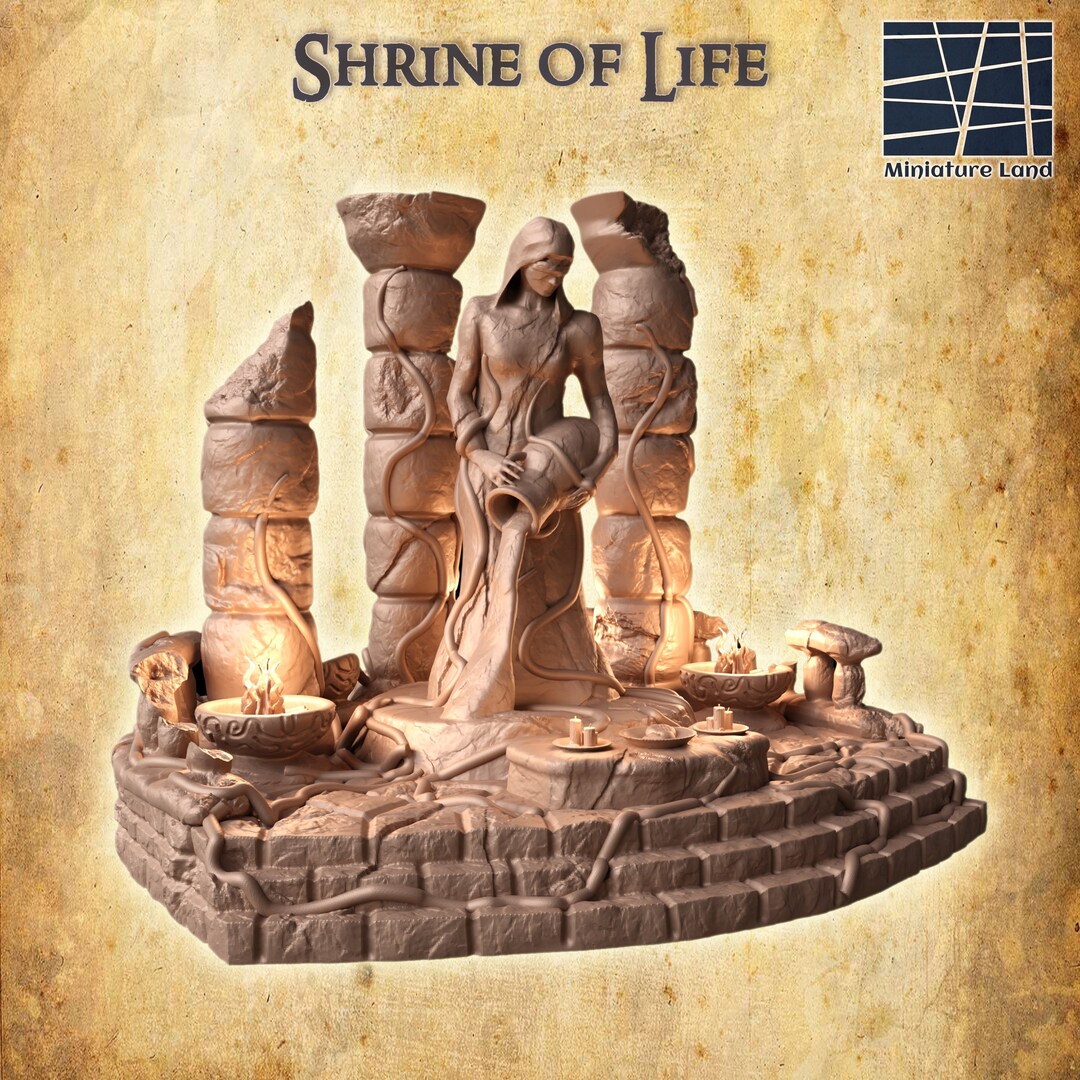Shrine of Life Table Top DND Terrain - Etsy