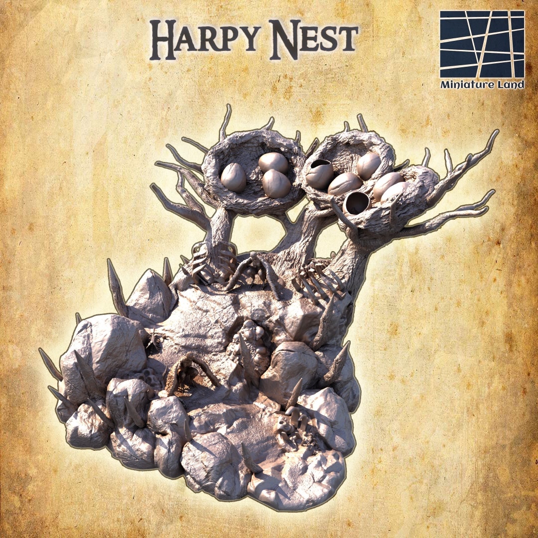 Cliff Harpy Nest 28mm DND Terrain - Etsy