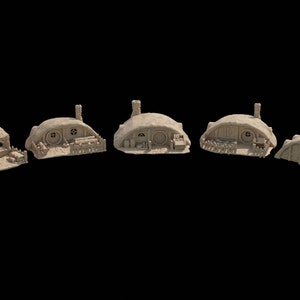 Hobbit Halfling Homes / DND Terrain / 28mm / Shire LOTR / Burrow Homes ...