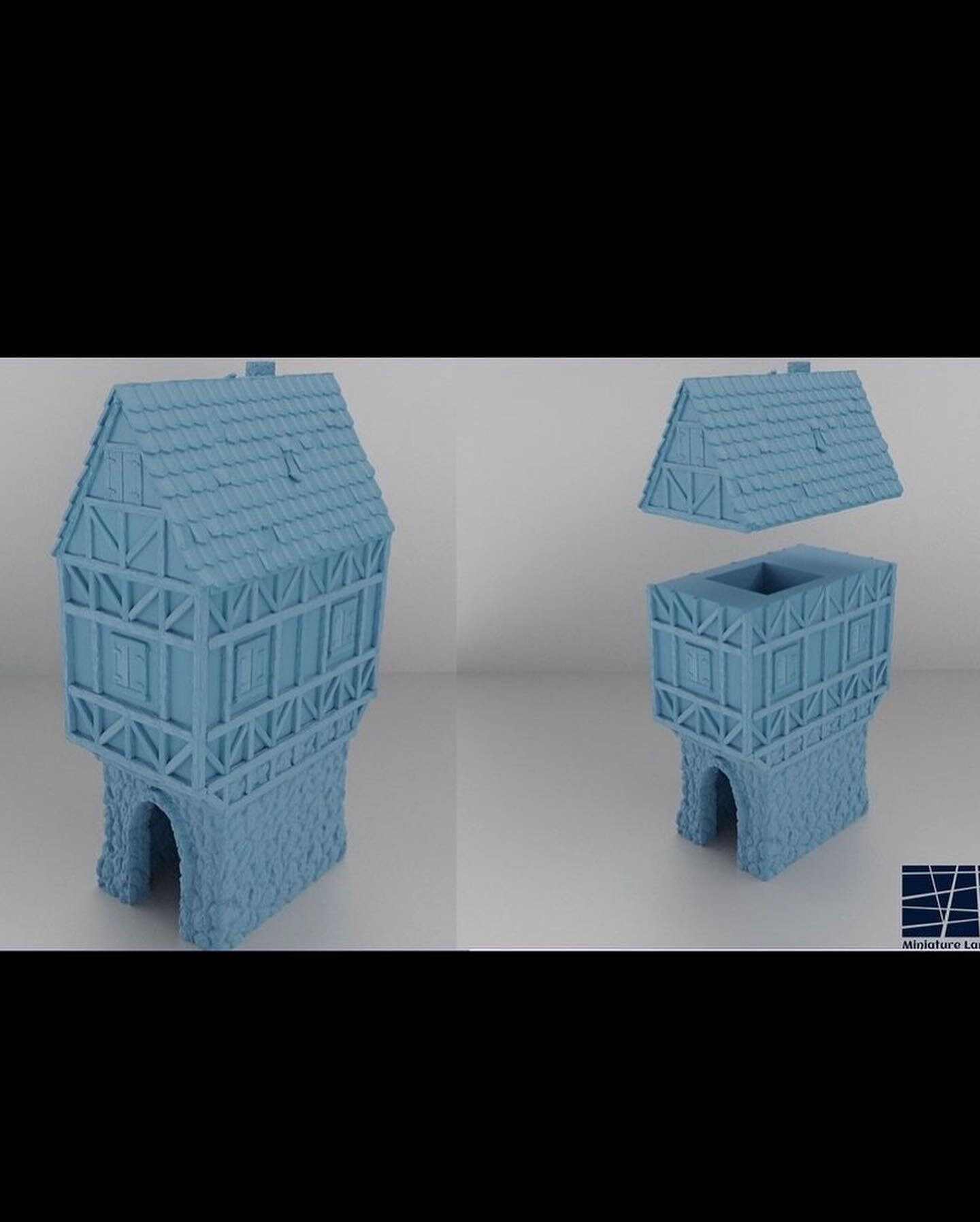 Two Story House DND Terrain - Etsy