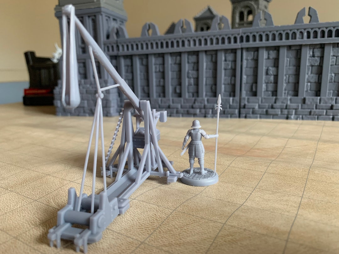 Trebuchet and Siege Ladder DND Terrain - Etsy
