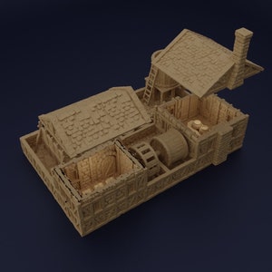 Medival Tannery DND Terrain - Etsy
