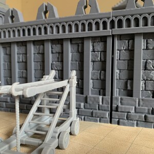 Trebuchet and Siege Ladder DND Terrain - Etsy