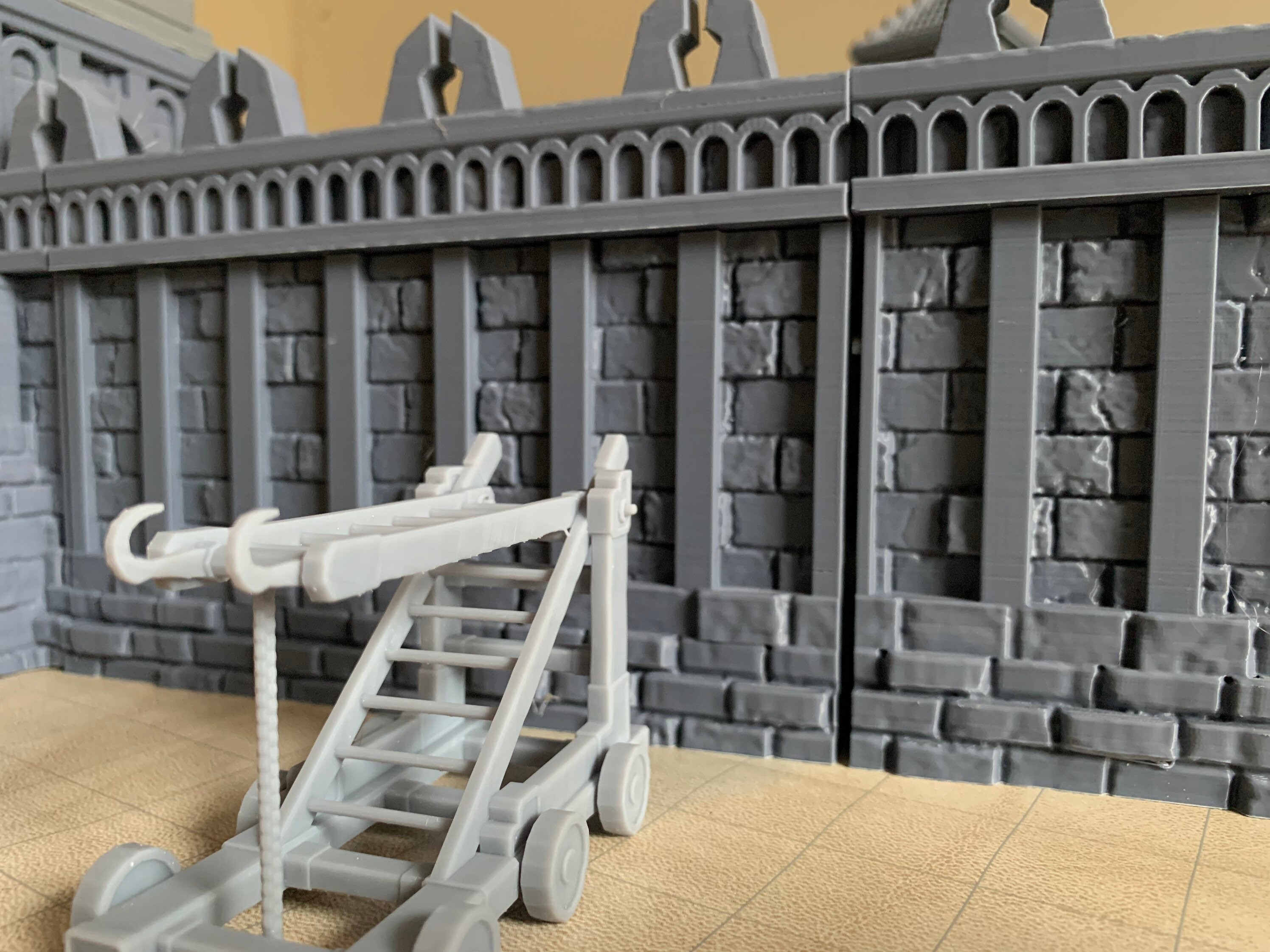 Trebuchet and Siege Ladder DND Terrain - Etsy