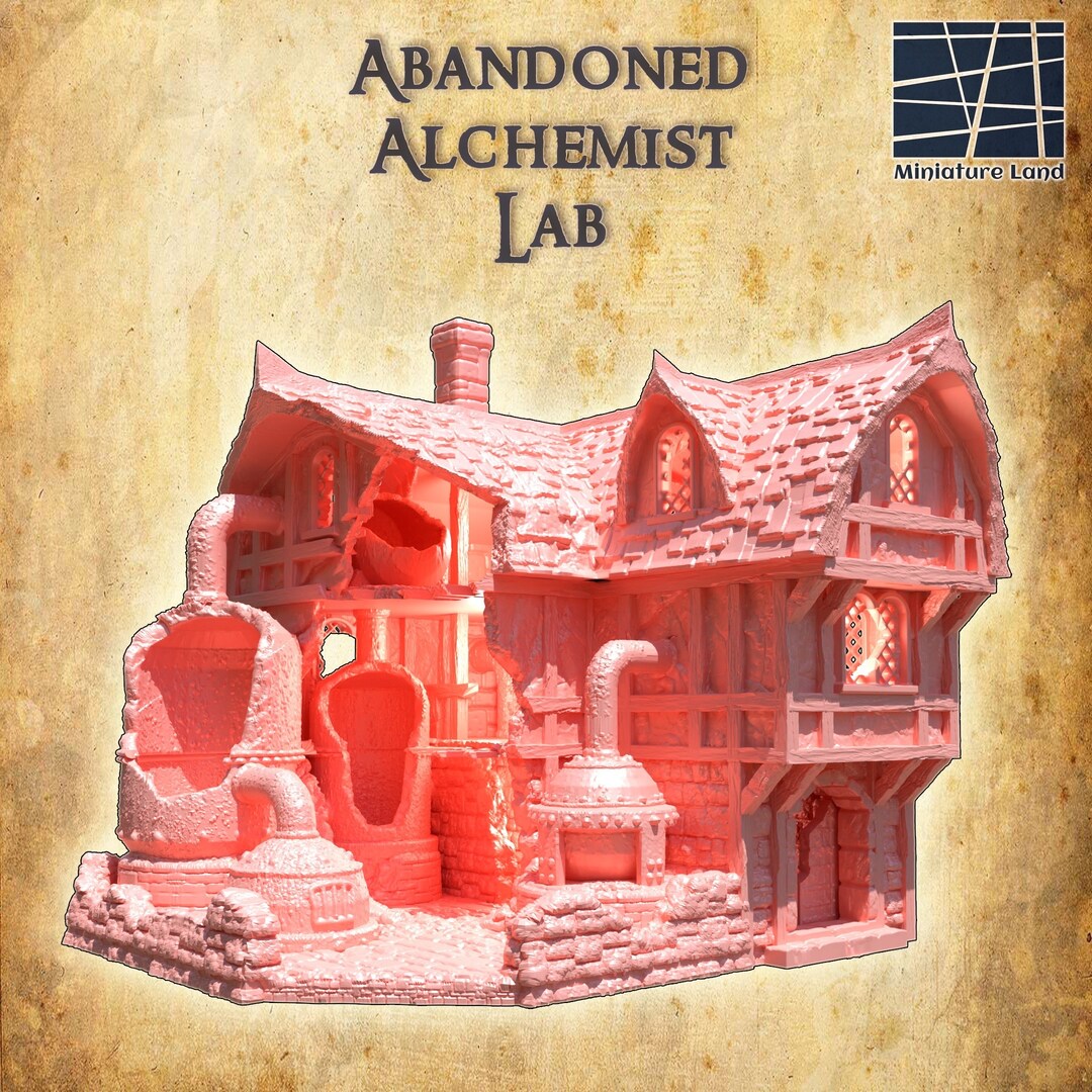 Abandoned Alchemist Lab DND Terrain - Etsy