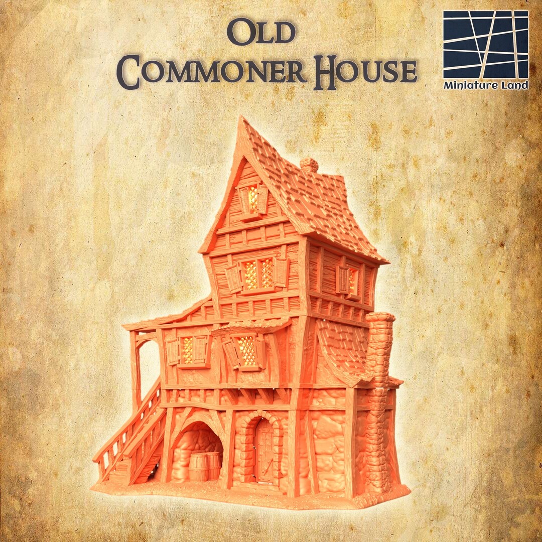 Old Commoner House DND Terrain - Etsy