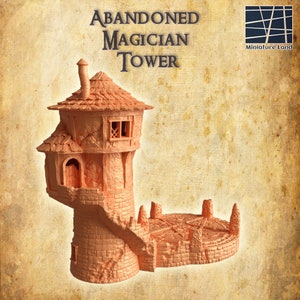 Abandoned Magician Tower DND Terrain - Etsy