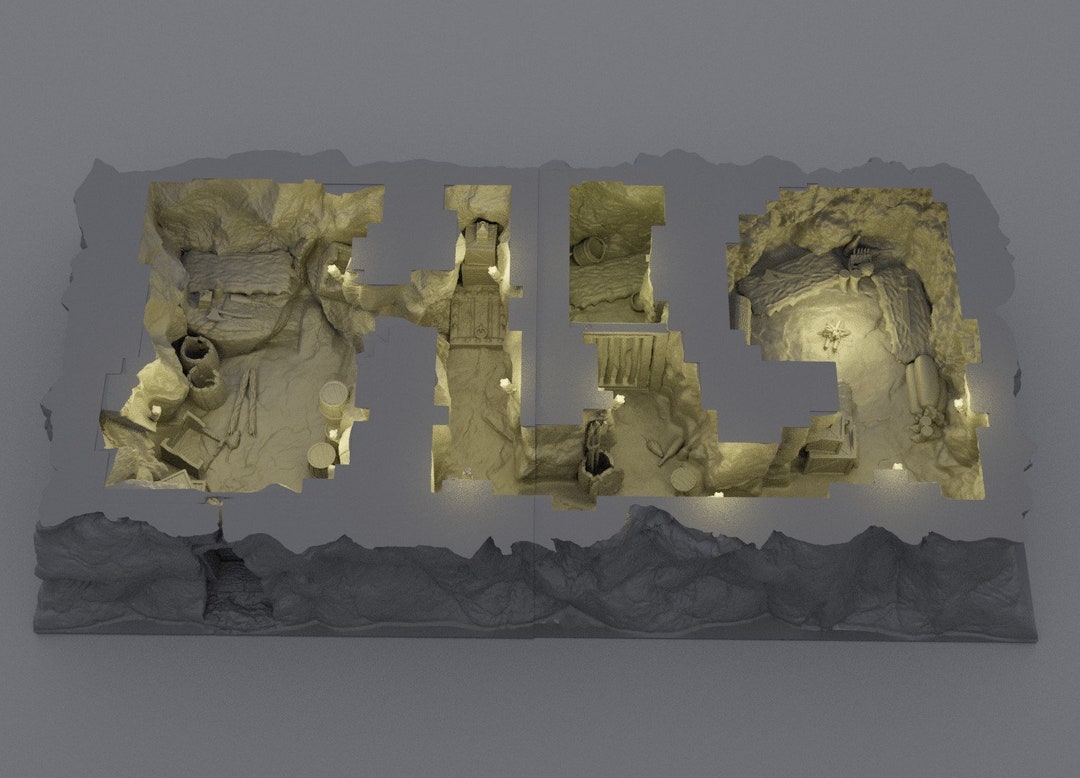 Bandit Hideout DND Terrain - Etsy