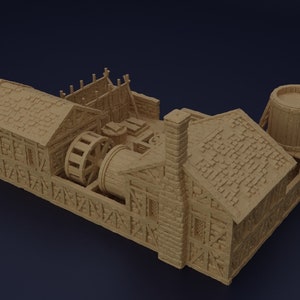 Medival Tannery DND Terrain - Etsy