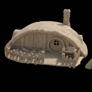 Hobbit Halfling Homes / DND Terrain / 28mm / Shire LOTR / Burrow Homes ...