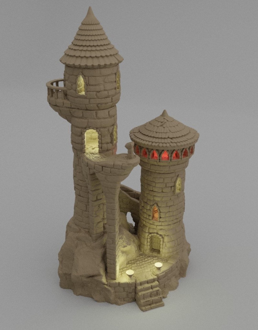 Wizard Training Tower DND Terrain - Etsy