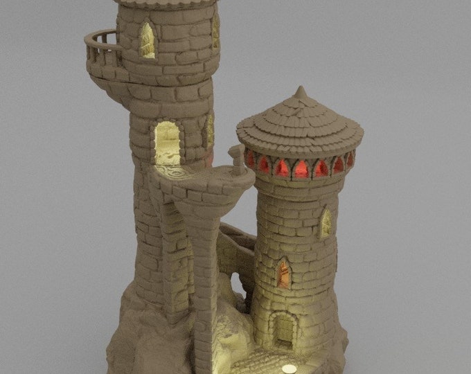 Wizard Training Tower DND Terrain - Etsy