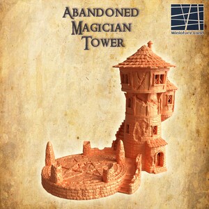 Abandoned Magician Tower DND Terrain - Etsy