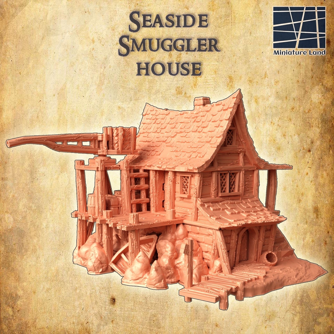 Seaside Smugglers House DND Terrain - Etsy