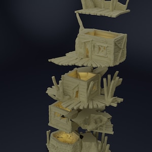 Ratling Hovel Home DND Terrain - Etsy