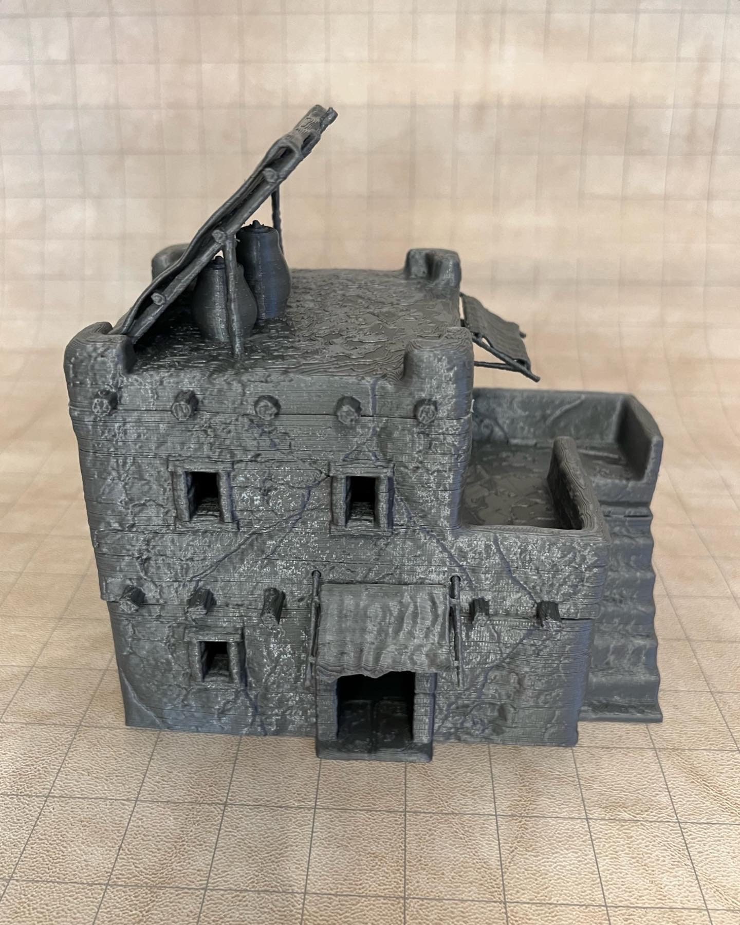 Mud Brick Desert House DND Terrain - Etsy