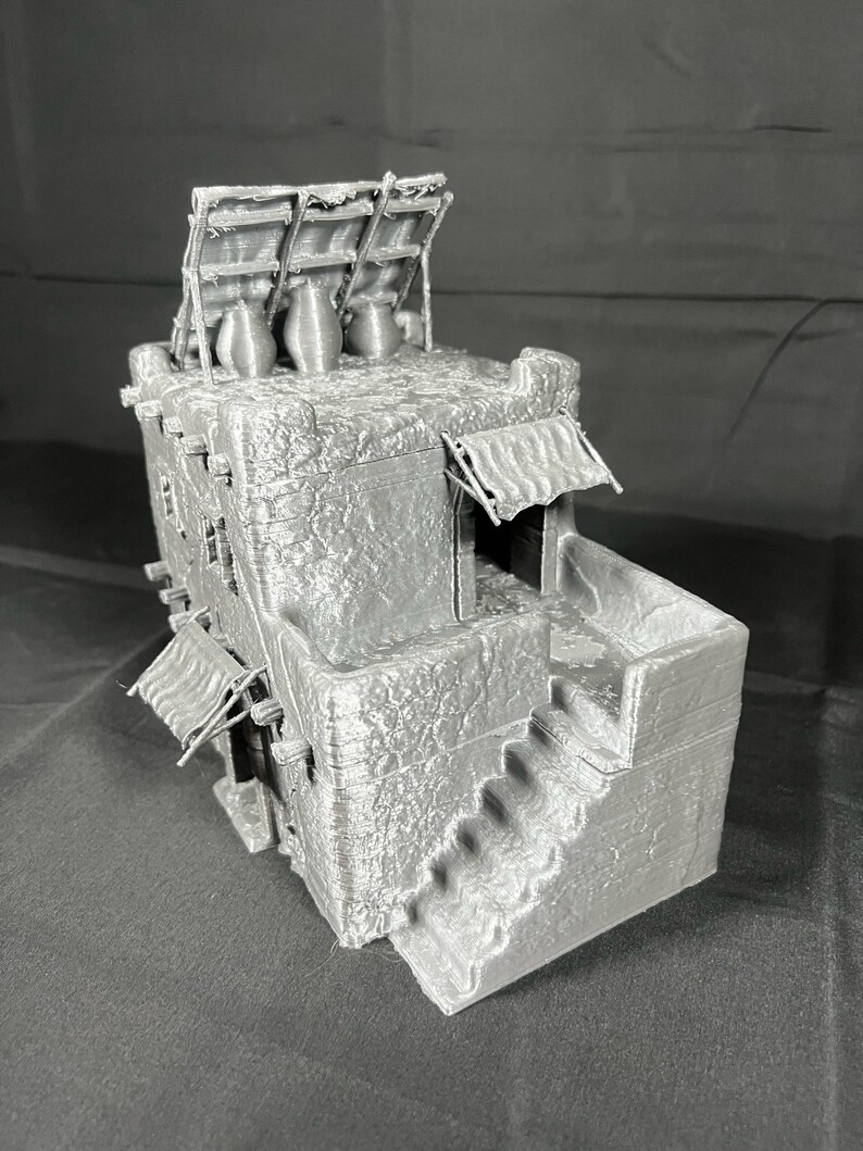 Mud Brick Desert House DND Terrain | Etsy