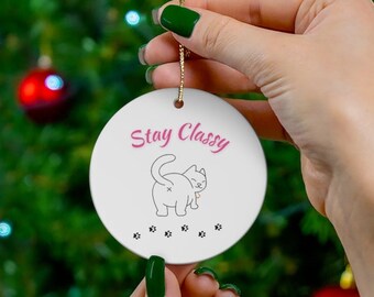 Stay Classy Cat - Etsy