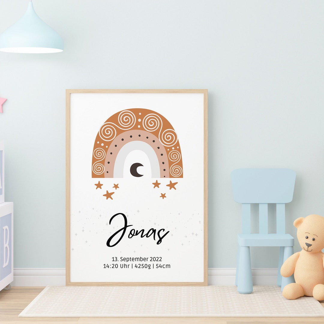 Personalized Birth Poster Baby Birth Poster Personalized - Etsy