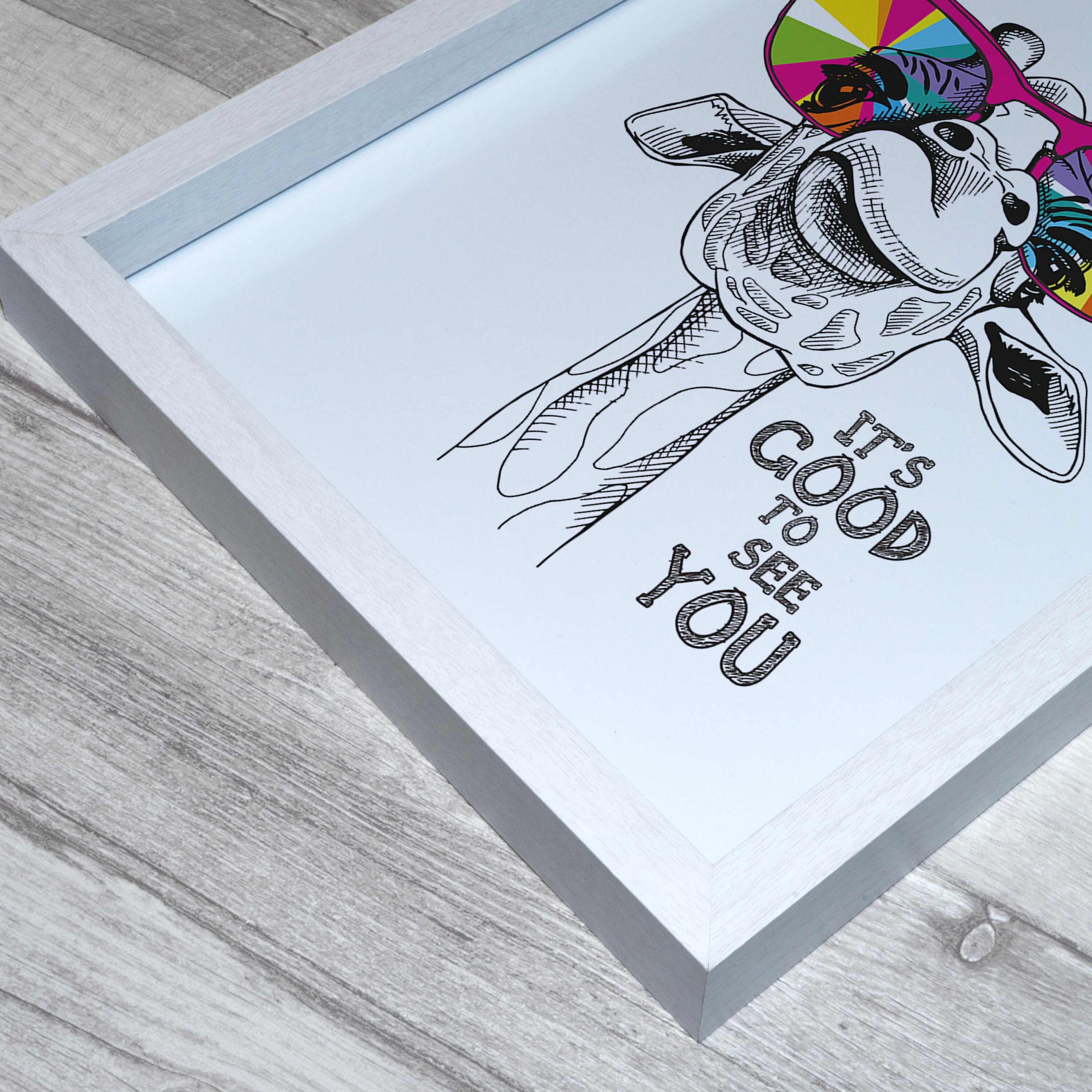 Poster for Hallway Entrance Posters for Kitchen Giraffe - Etsy