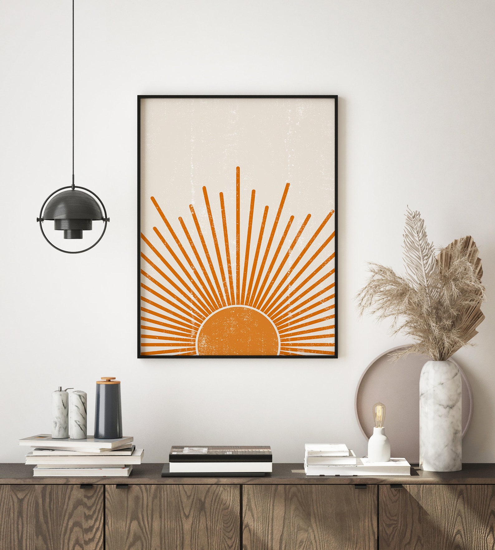 Boho Sonne Poster Sunrise Poster Boho Sun Decor Boho Art - Etsy.de