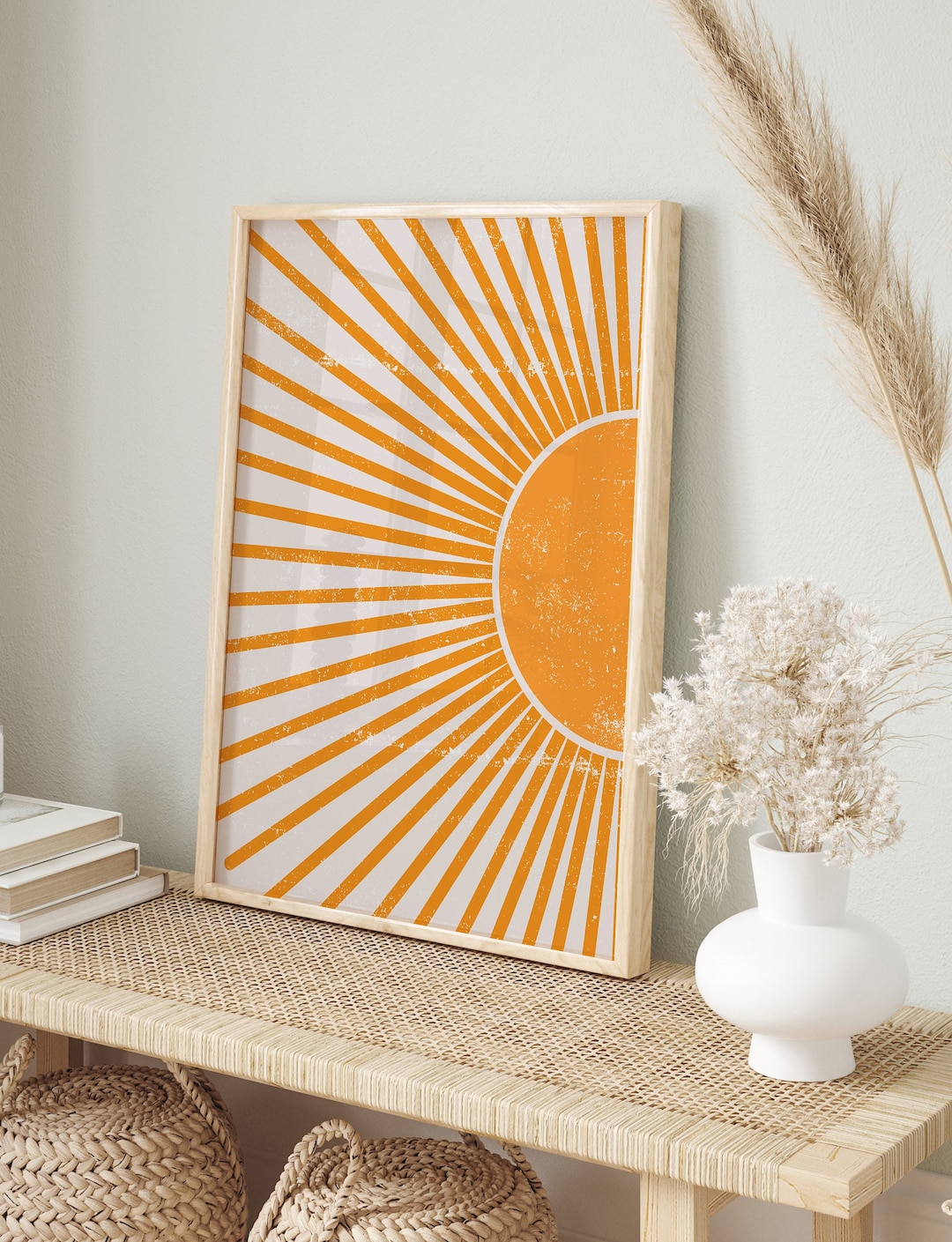 Boho Sonne Poster | Sunrise Poster | Boho Sun Decor | Boho Art Poster ...