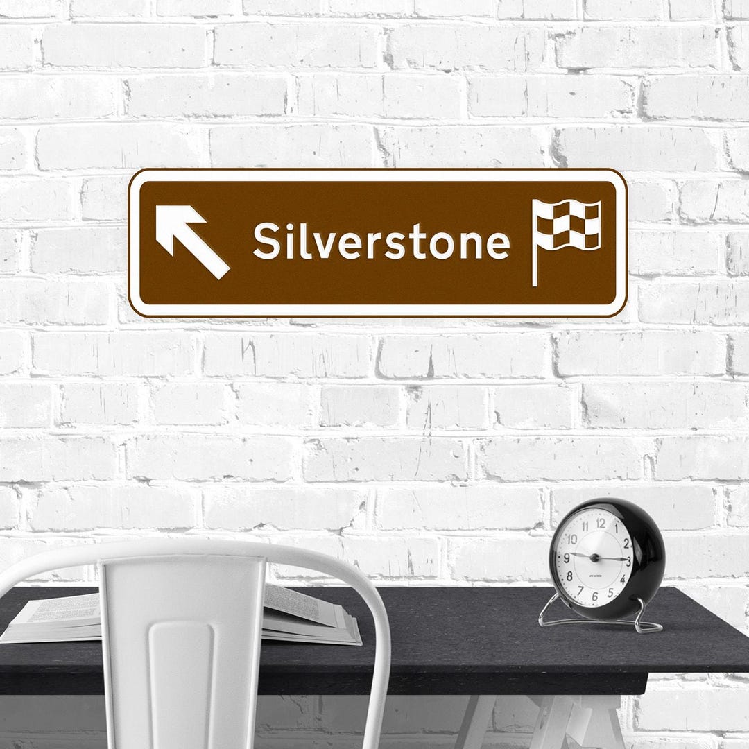 Silverstone Replica Formula 1 Track Circuit Sign - Etsy