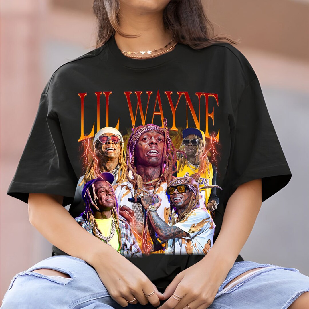 Lil Wayne Vintage Graphic 90s Tshirt Hip Hop Rnb Rap Homage - Etsy