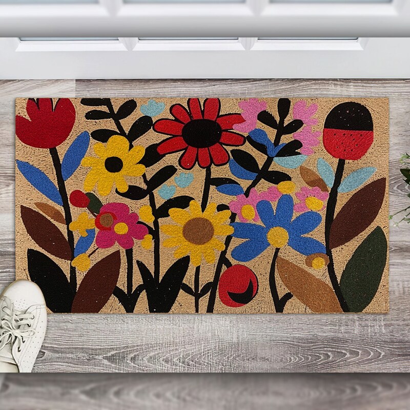 Boho Door Mat - Etsy