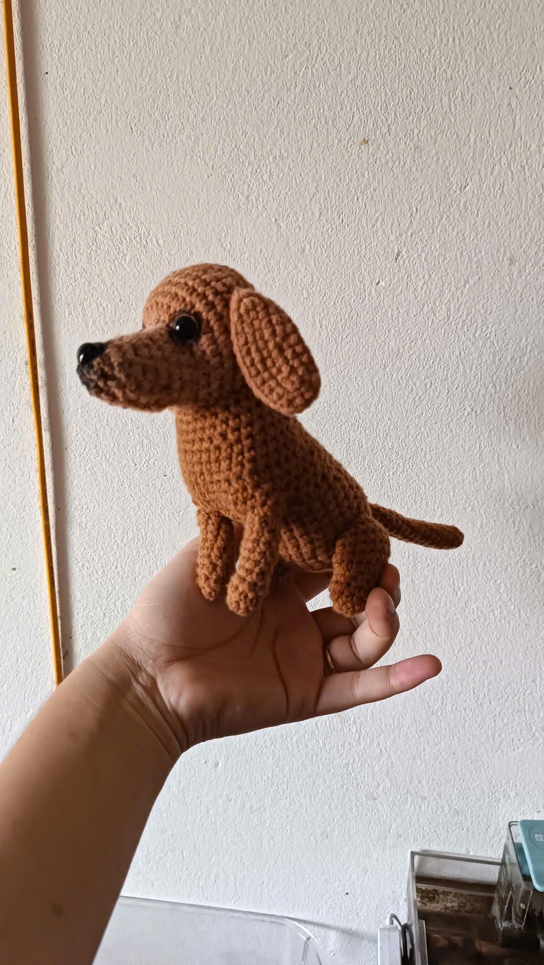 Custom Yorkie Crochet Dog – Handmade Yorkshire Terrier Plush ...